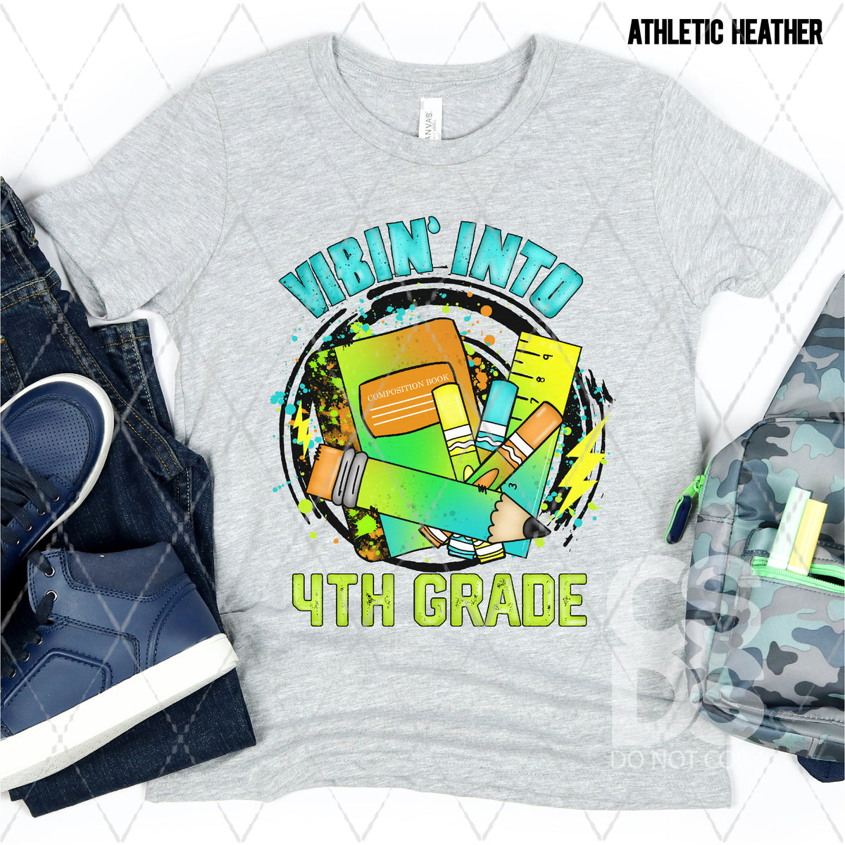 DTF Transfer - DTF003617 Vibin' Into 4th Grade – CSDS Vinyl