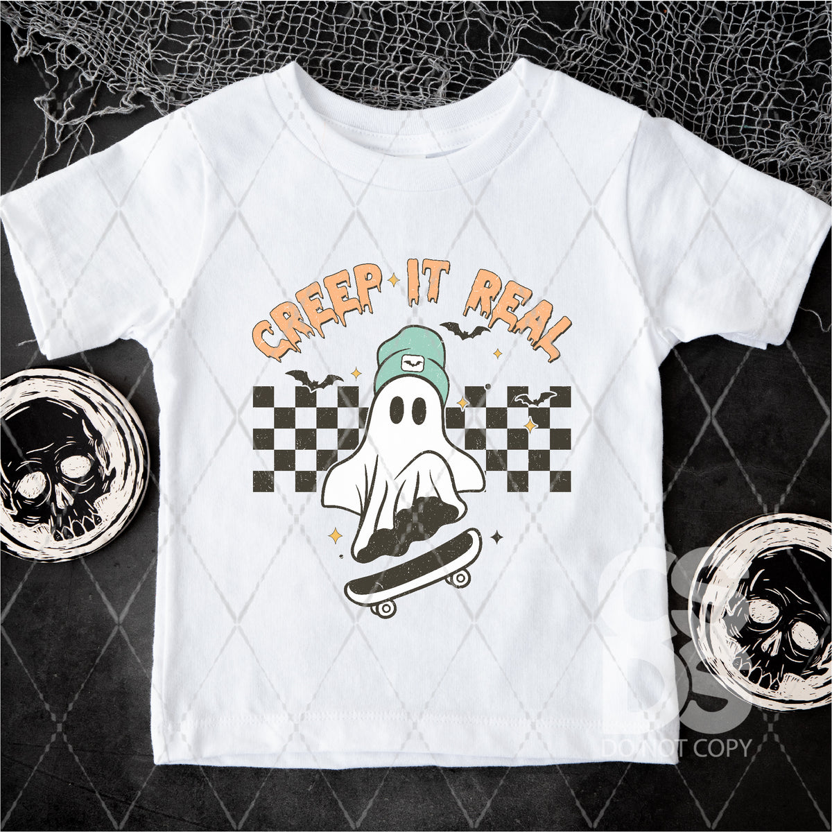 DTF Transfer - DTF004560 Creep It Real Skateboard Ghost – CSDS Vinyl