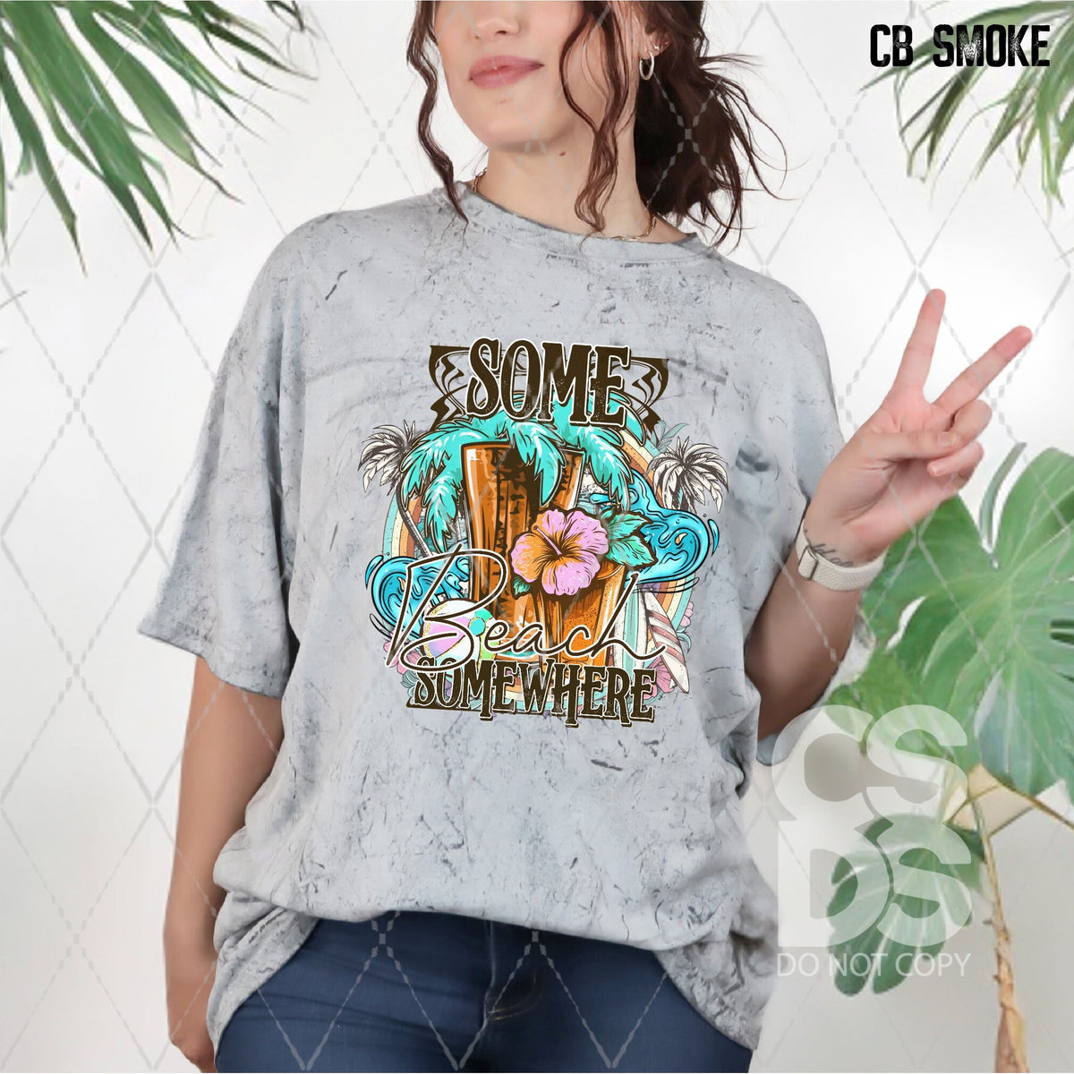 DTF Transfer - DTF008468 Some Beach Somewhere – CSDS Vinyl