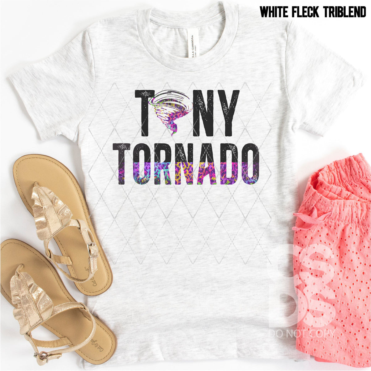 DTF Transfer - DTF001302 Tiny Tornado Colorful Leopard – CSDS Vinyl