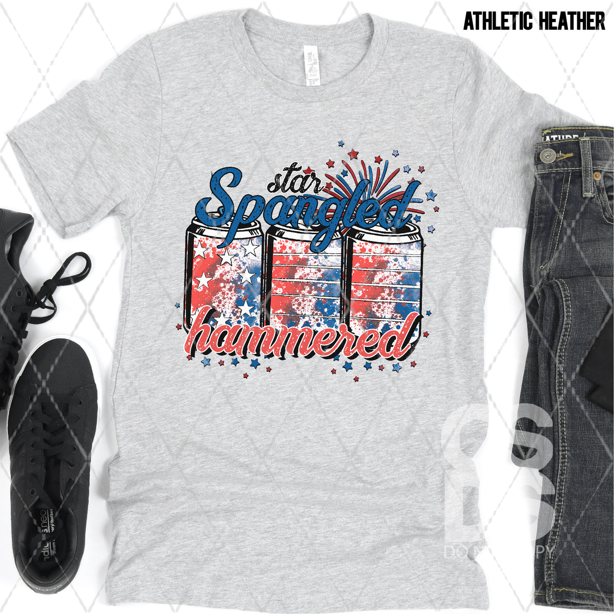 DTF Transfer - DTF002890 Star Spangled Hammered – CSDS Vinyl