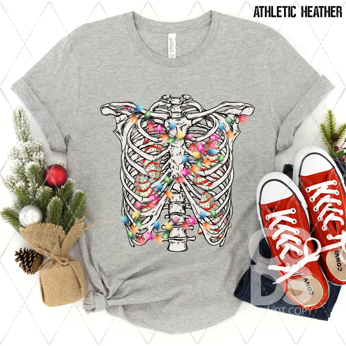 DTF Transfer - DTF005400 Festive Skeleton Torso – CSDS Vinyl