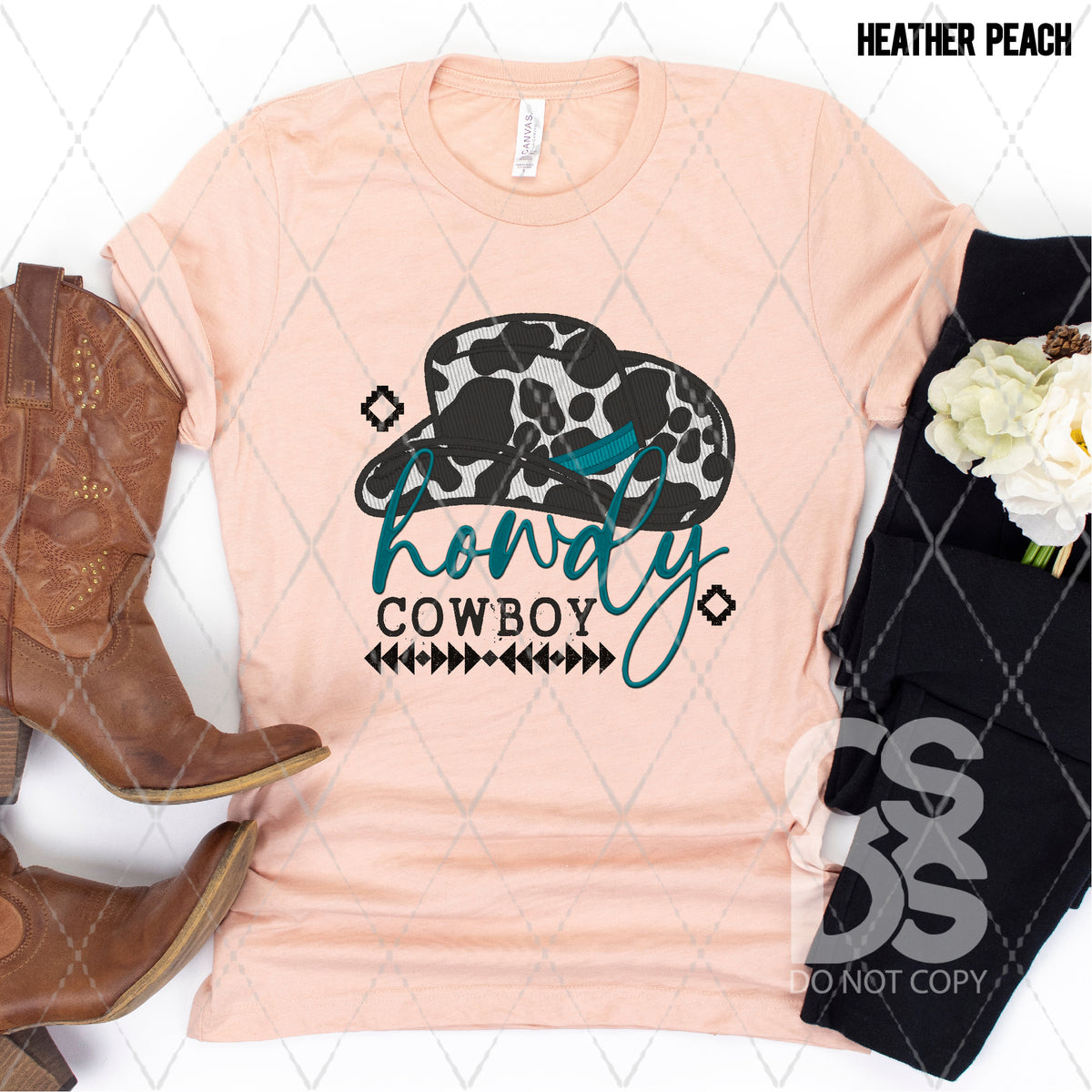 DTF Transfer - DTF005415 Howdy Cowboy – CSDS Vinyl