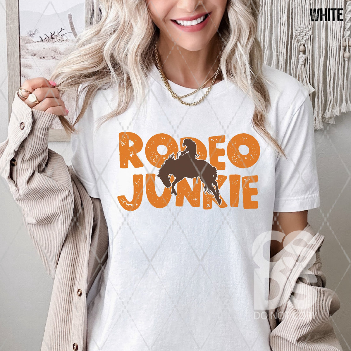 DTF Transfer - DTF007098 Rodeo Junkie – CSDS Vinyl