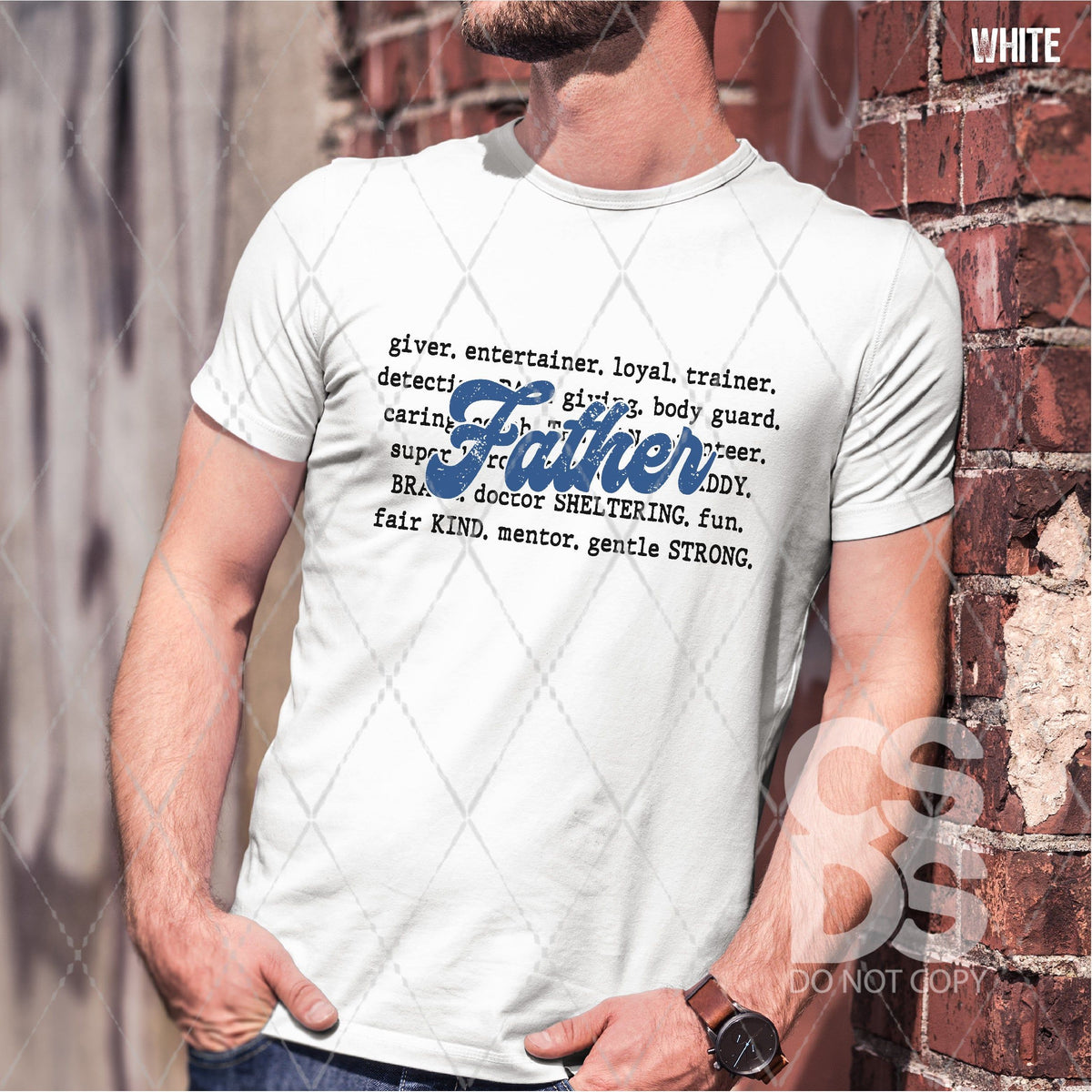 DTF Transfer - DTF008699 Father Words – CSDS Vinyl