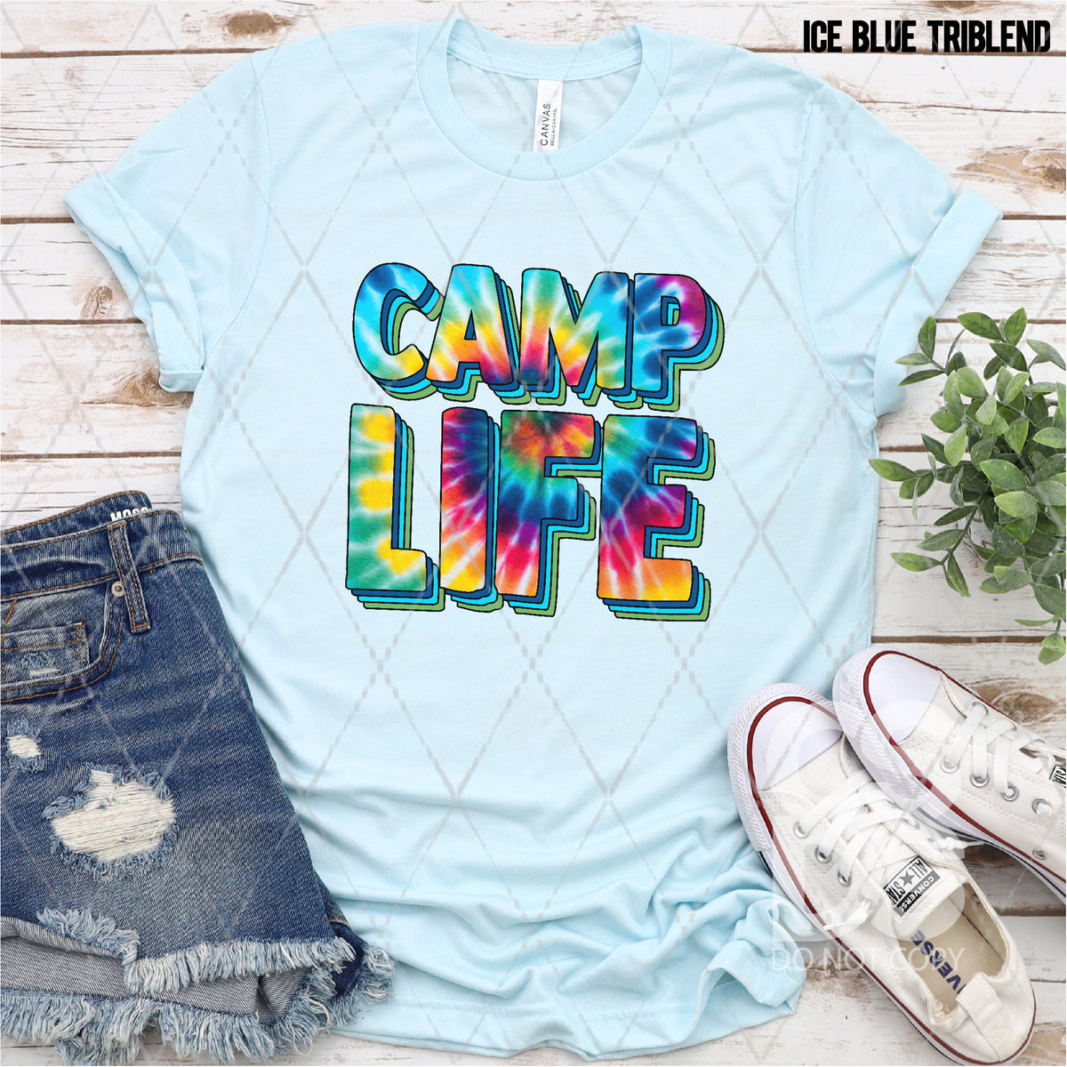 DTF Transfer - DTF009027 Tie Dye Camp Life – CSDS Vinyl