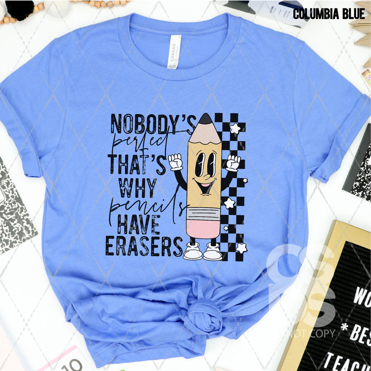 DTF Transfer - DTF009199 Pencils have Erasers – CSDS Vinyl