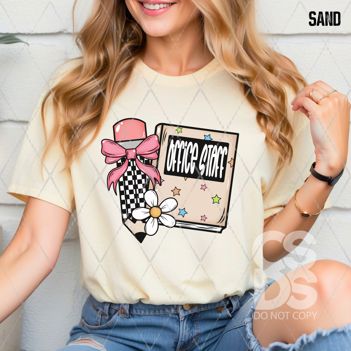 DTF Transfer - DTF009244 Pencil and Notebook Office Staff – CSDS Vinyl