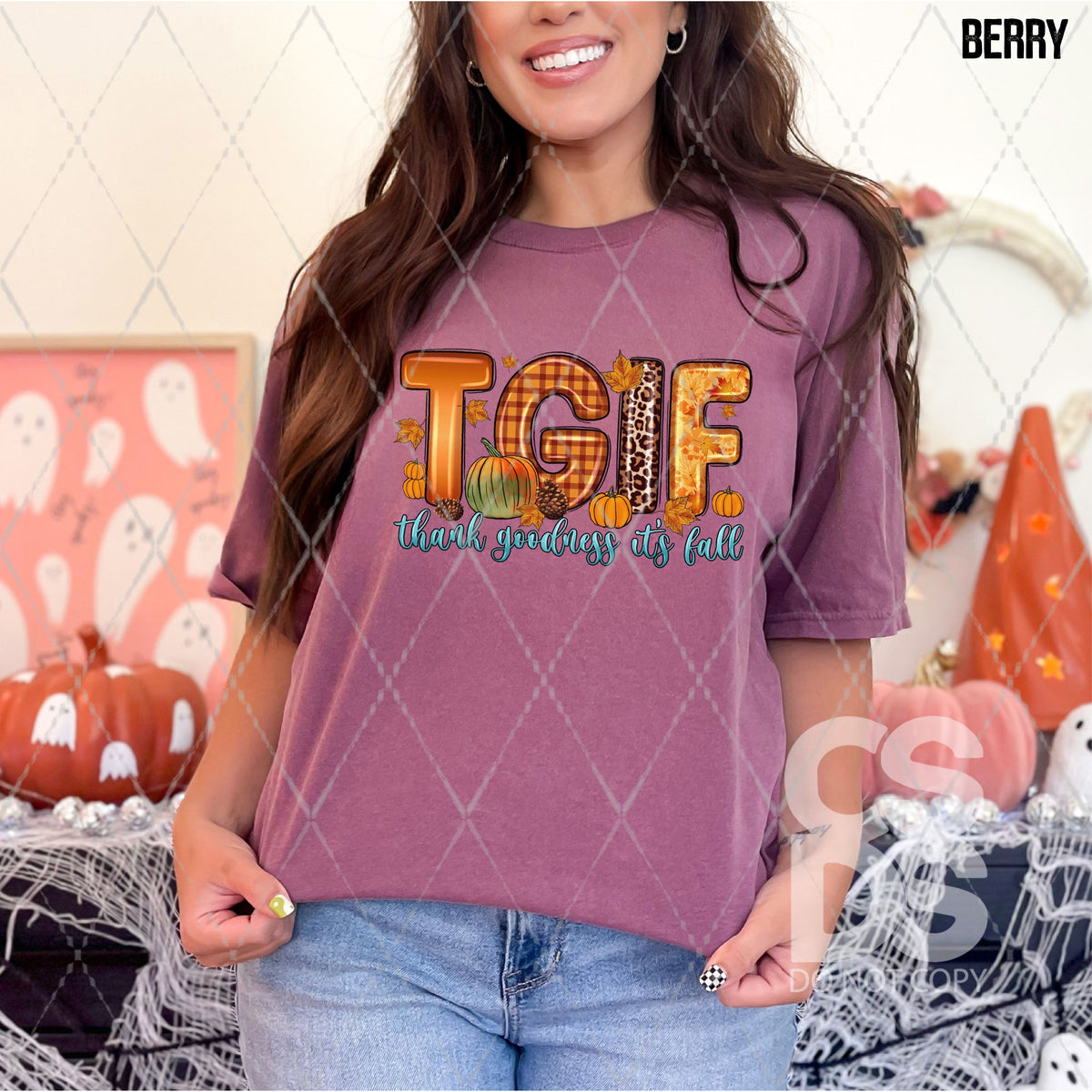 DTF Transfer - DTF009560 TGIF Thank Goodness It's Fall – CSDS Vinyl