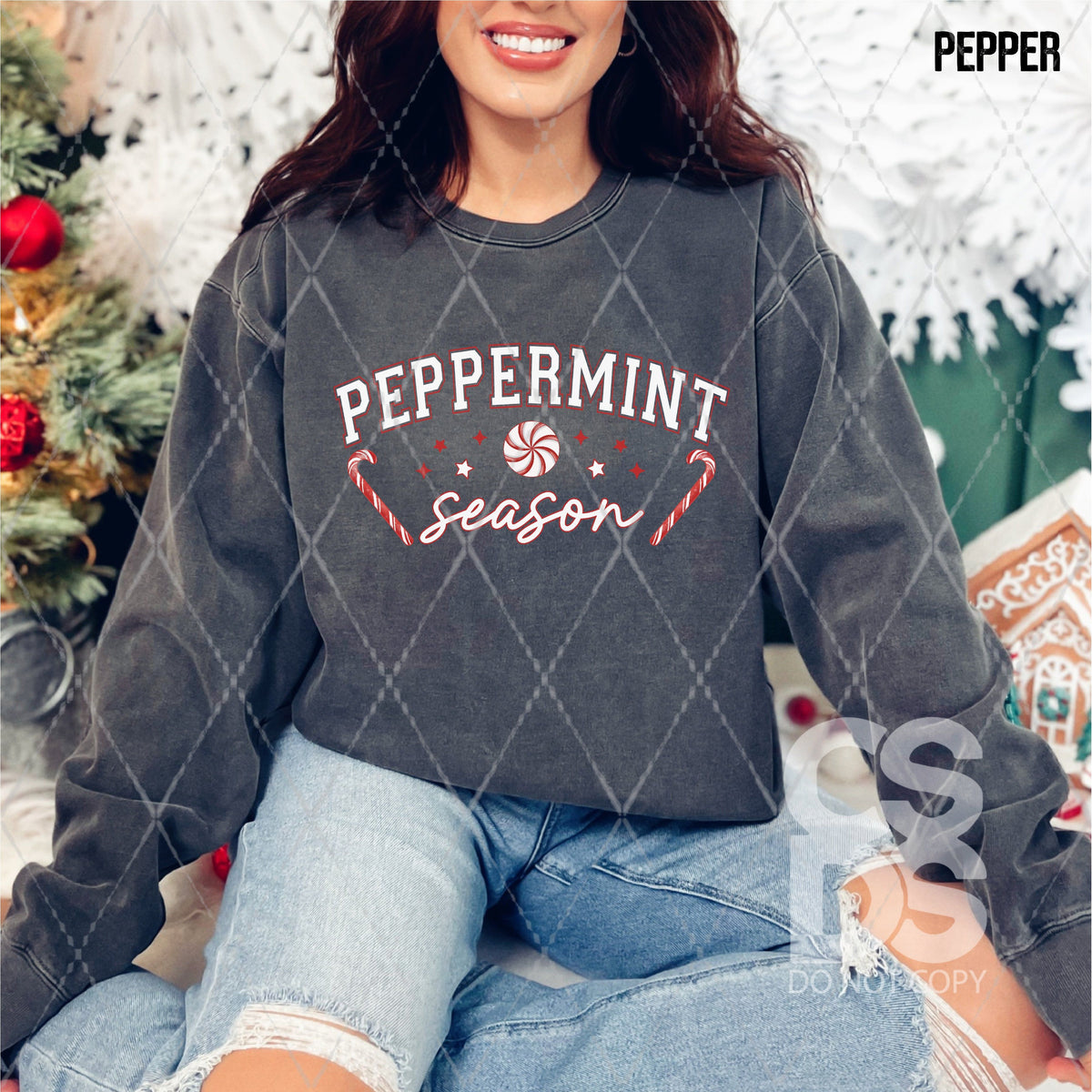 DTF Transfer - DTF009902 Peppermint Season Sleeve – CSDS Vinyl