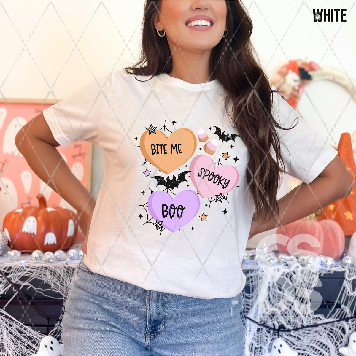 DTF Transfer - DTF009933 Halloween Conversation Hearts – CSDS Vinyl