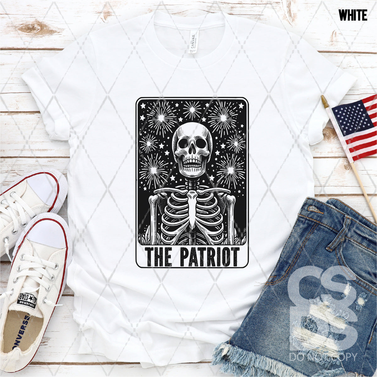 DTF Transfer - DTF011560 The Patriot Skeleton – CSDS Vinyl