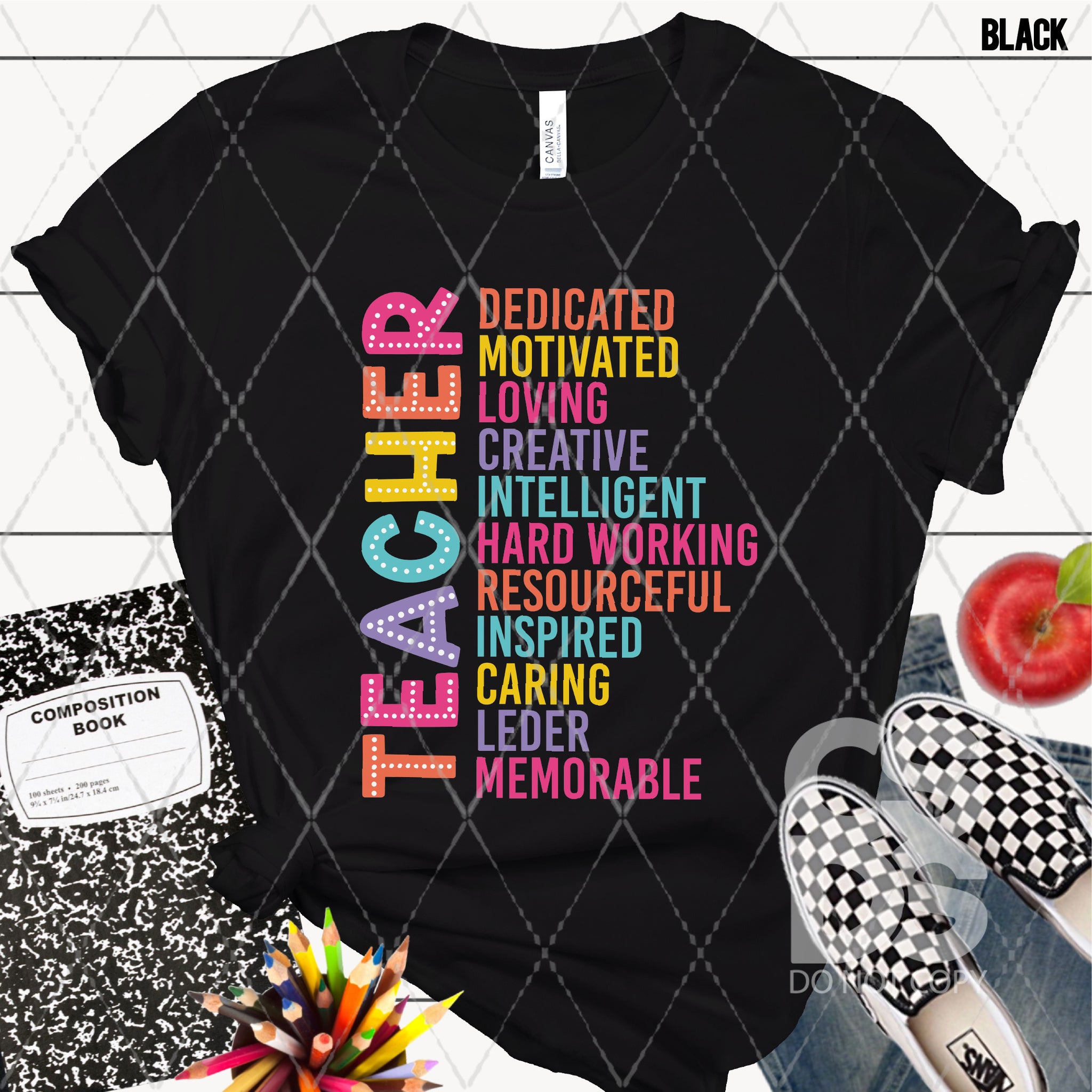 DTF Transfer - DTF011586 Teacher Words – CSDS Vinyl