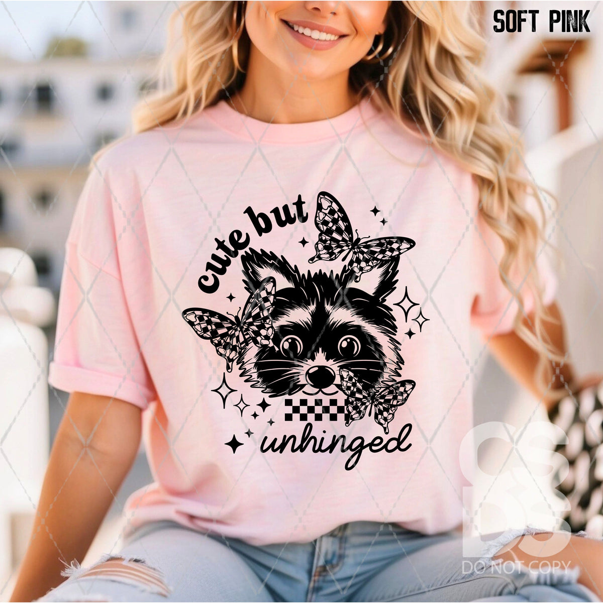 DTF Transfer - DTF012177 Cute but Unhinged – CSDS Vinyl