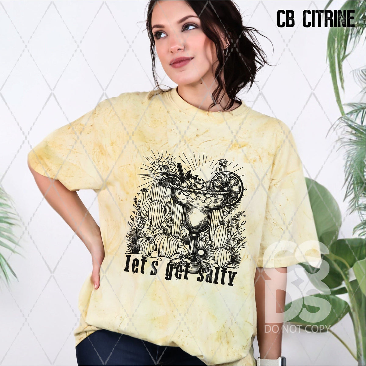 Screen Print Transfer - SCR4651 Let's Get Salty - Black – CSDS Vinyl