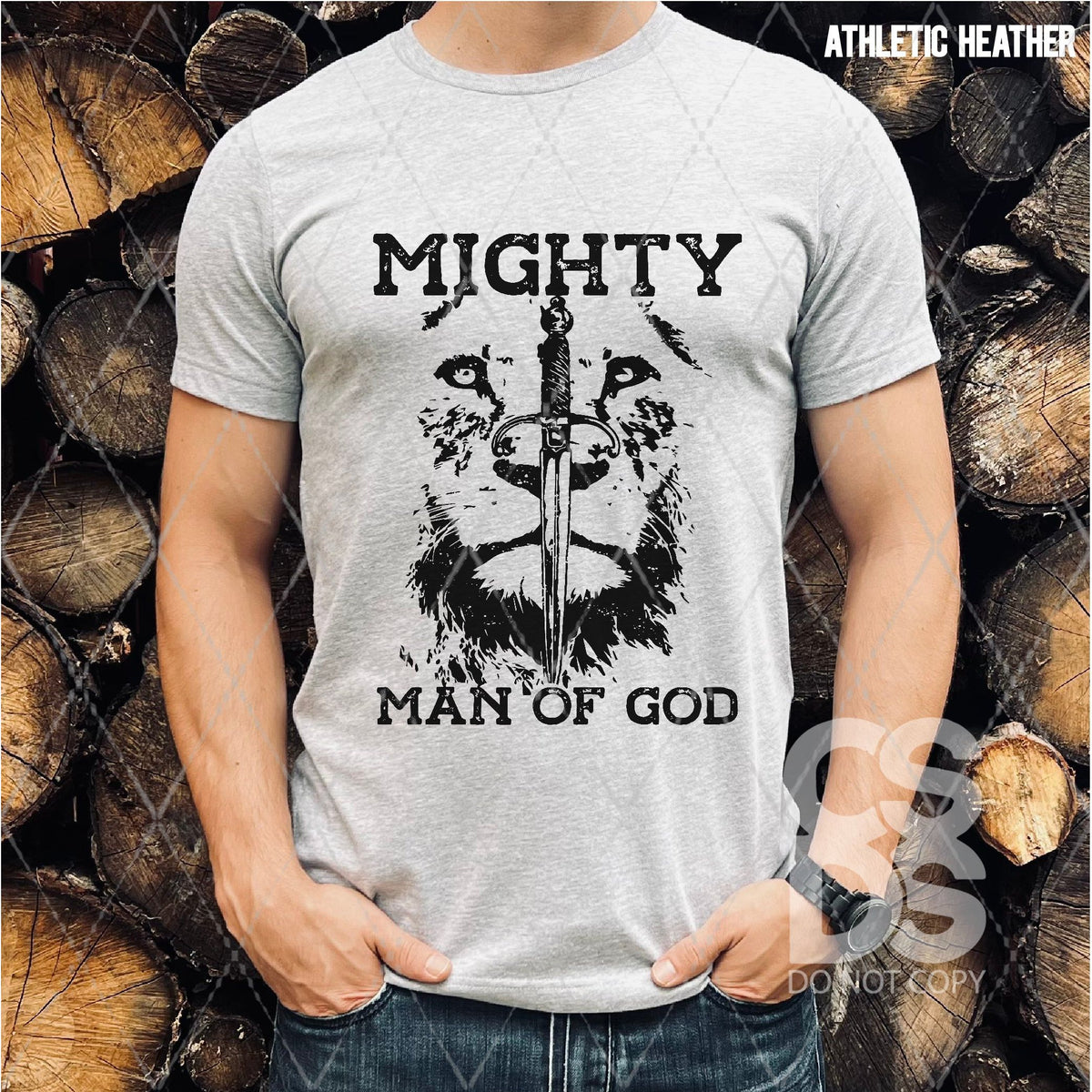 Screen Print Transfer - SCR4665 Mighty Man of God – CSDS Vinyl