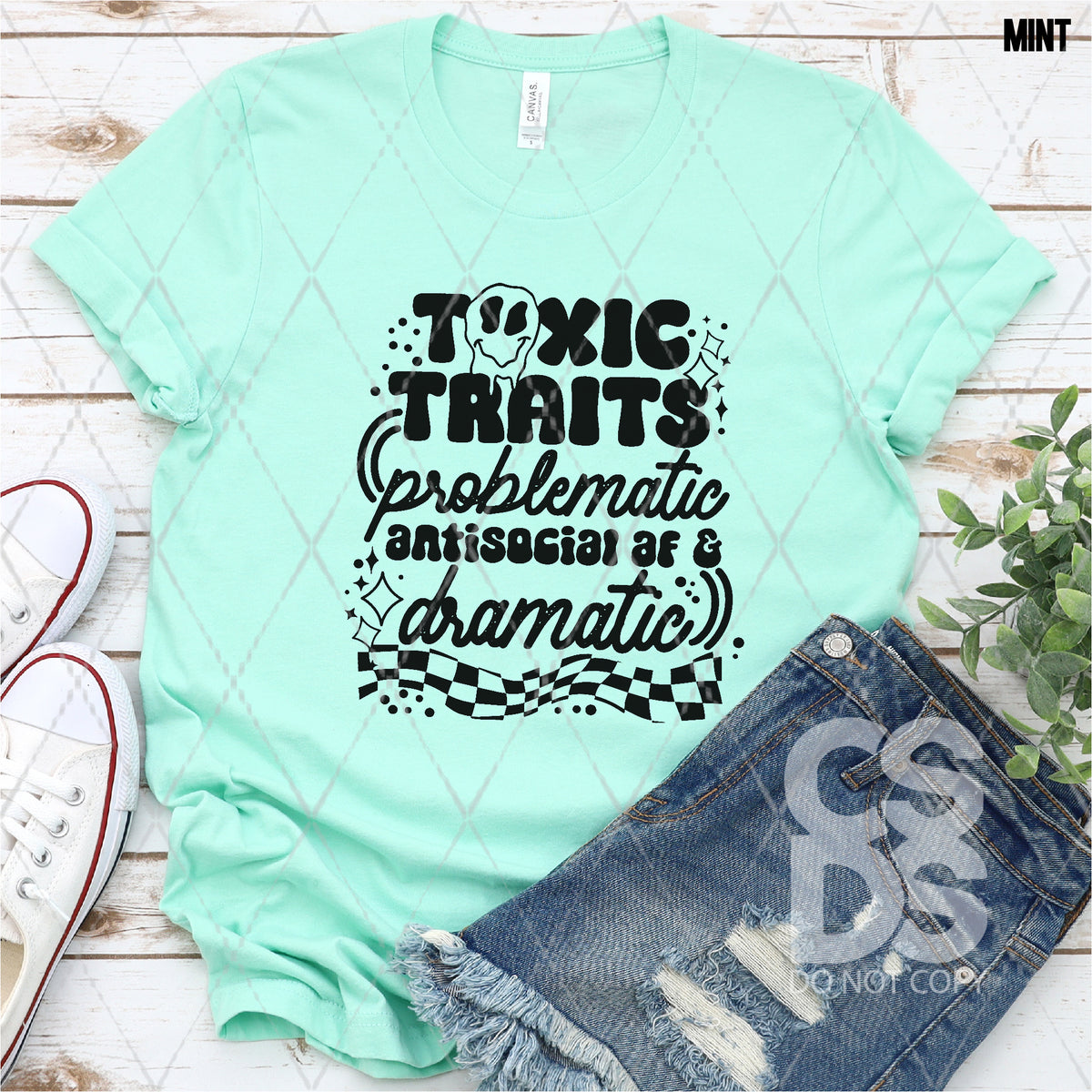 Screen Print Transfer - SCR4860 Toxic Traits - Black – CSDS Vinyl