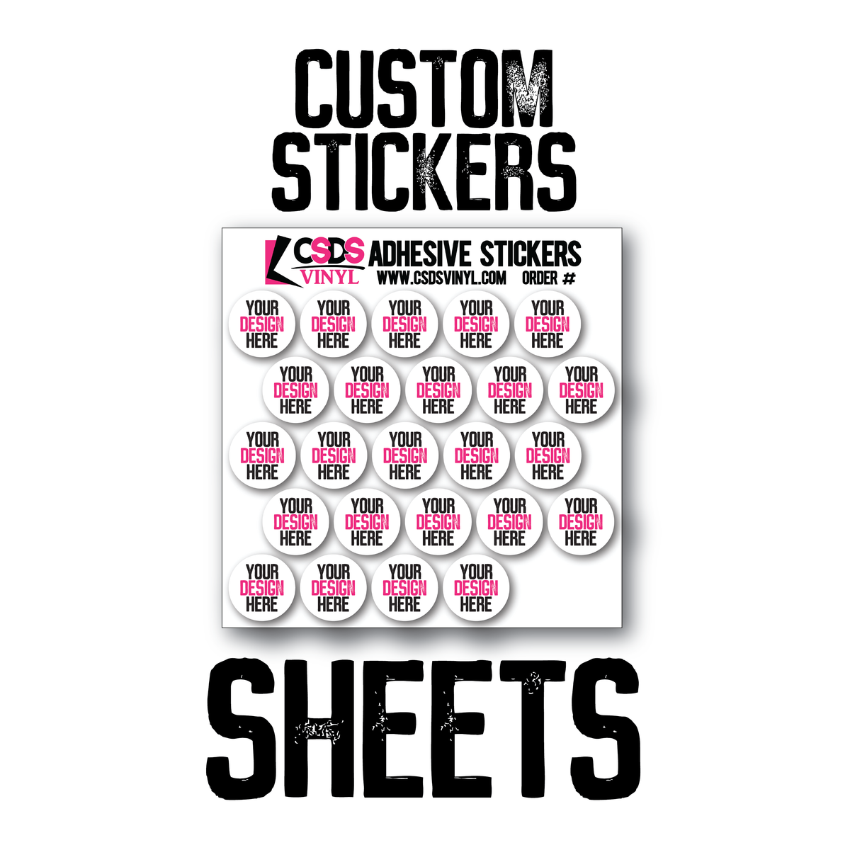 Custom Sticker Sheet - Create Your Own Sticker Sheet – CSDS Vinyl