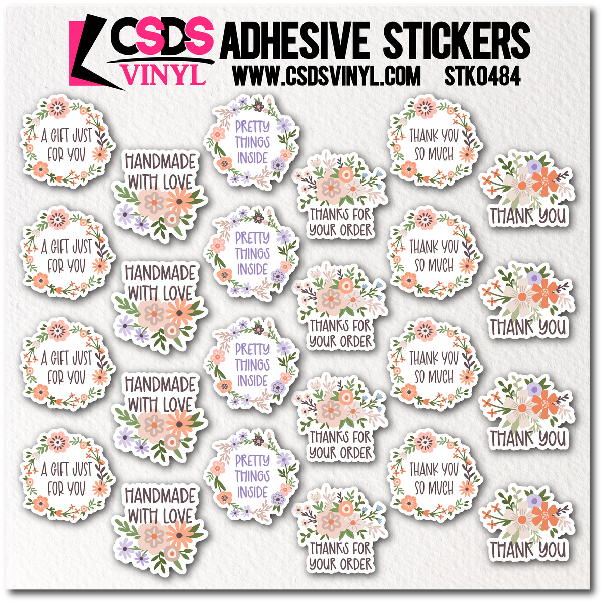 Vinyl Sticker Sheet - STK0484 – CSDS Vinyl