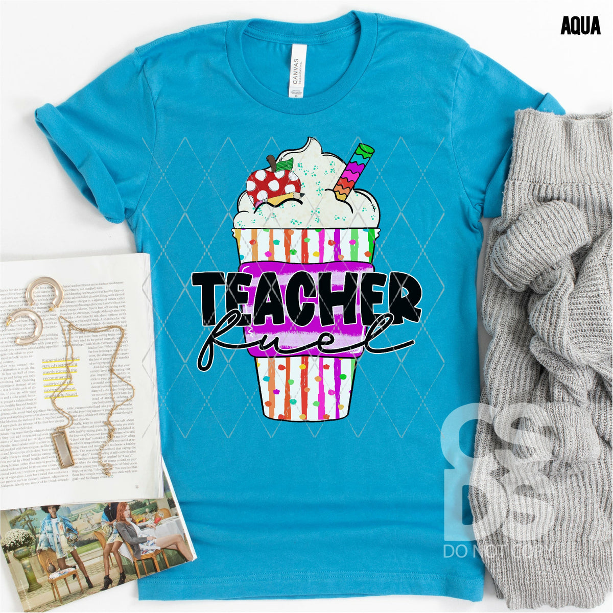 DTF Transfer - DTF000655 Teacher Fuel – CSDS Vinyl