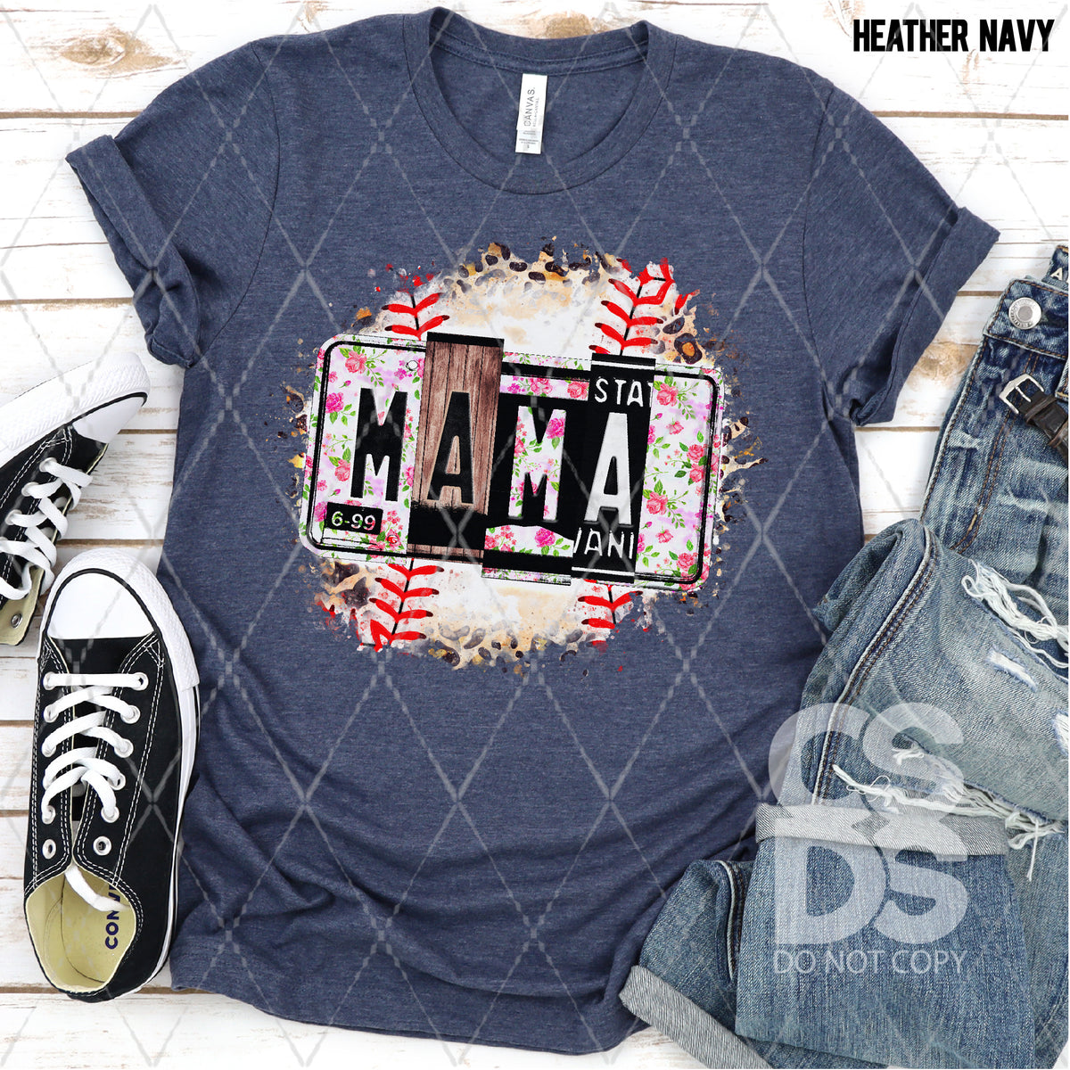 DTF Transfer - DTF001809 Baseball Mama License Plate – CSDS Vinyl
