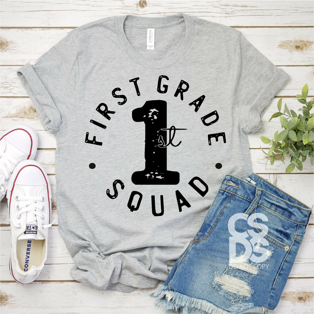 Screen Print Transfer - 1st Grade Squad - Black – CSDS Vinyl