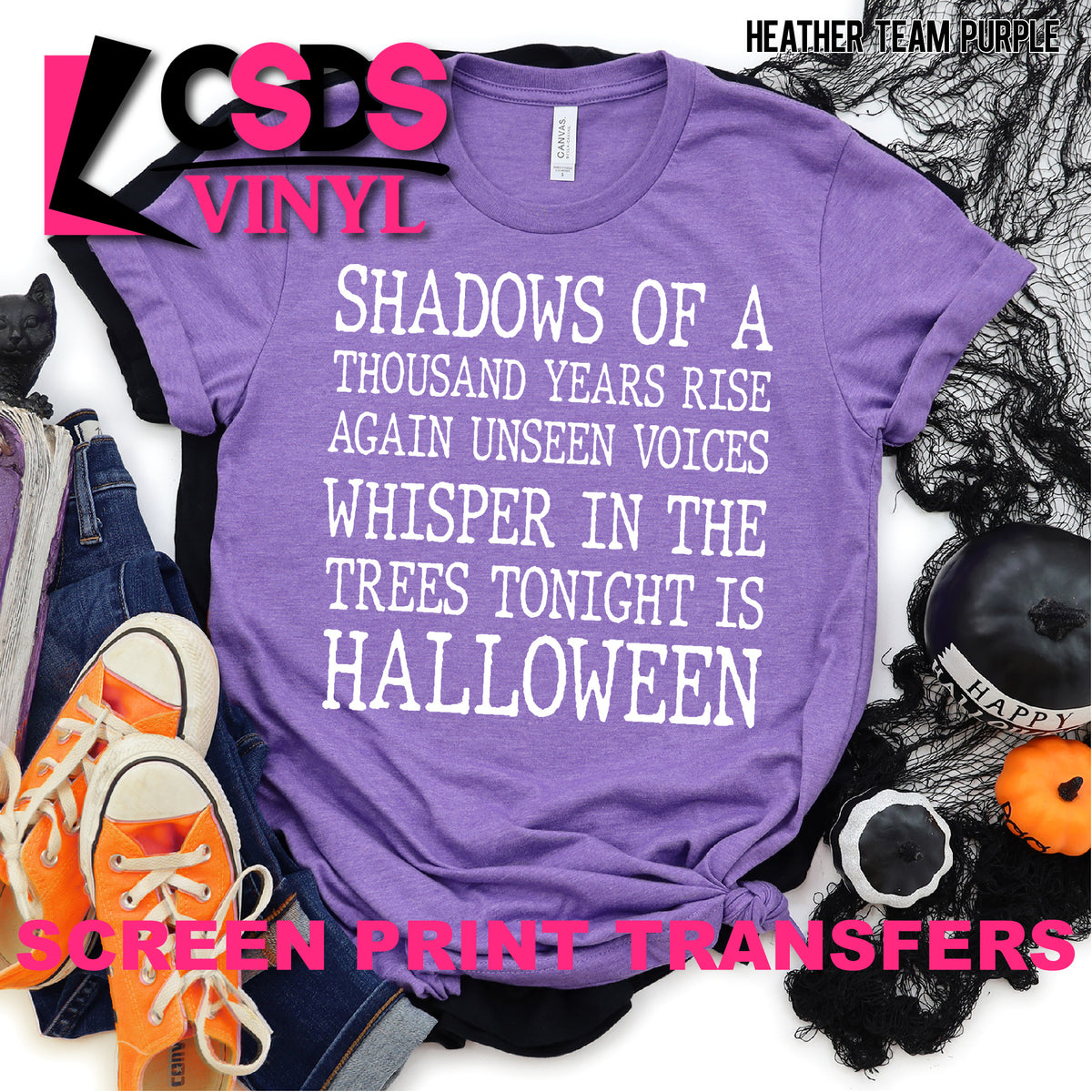 Screen Print Transfer - Shadows of a Thousand Years - White – CSDS Vinyl