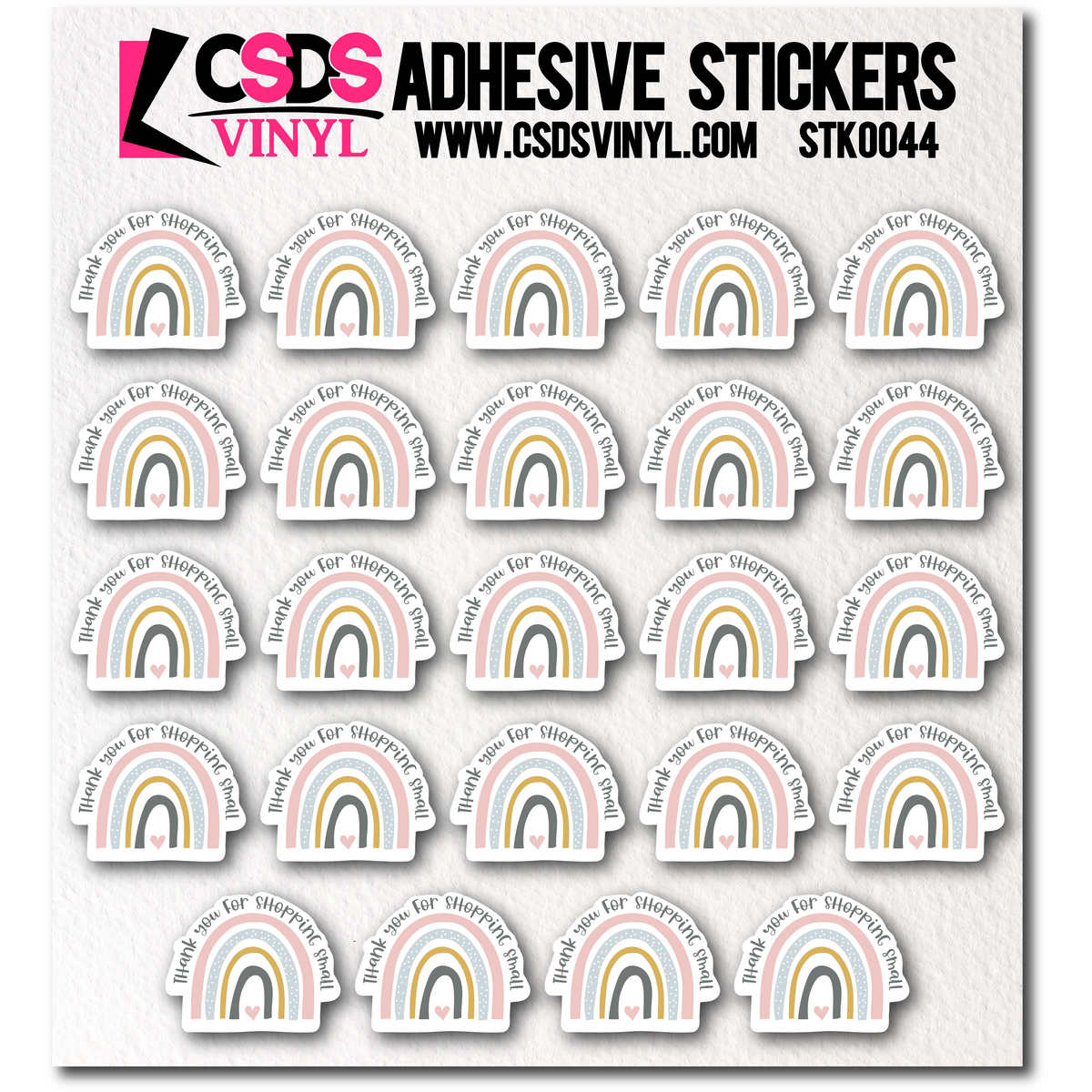 Vinyl Sticker Sheet - STK0044 – CSDS Vinyl