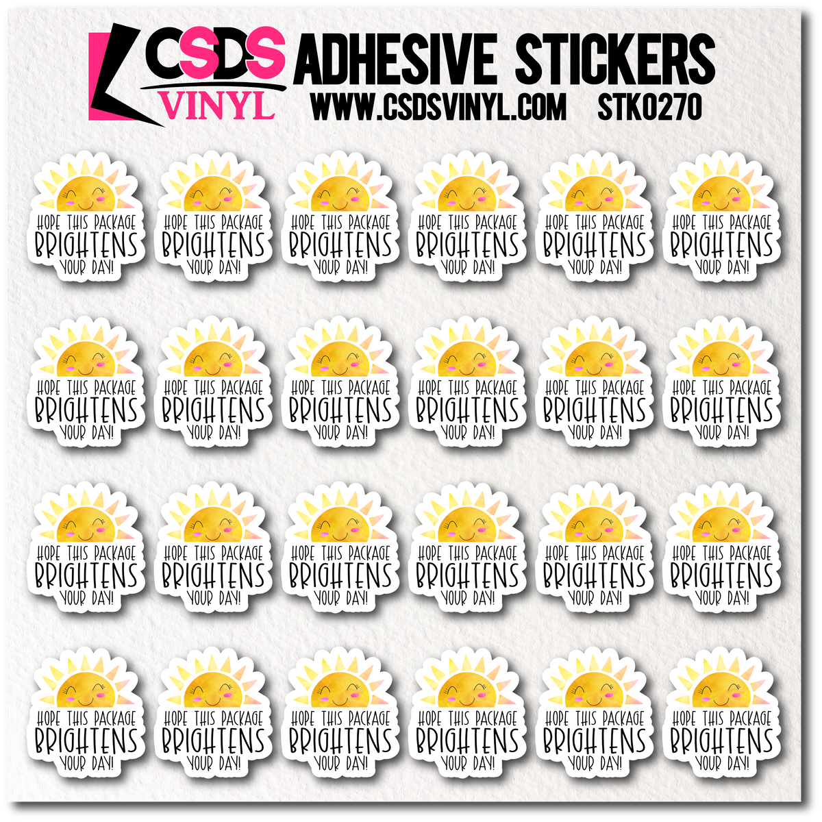Vinyl Sticker Sheet - STK0270 – CSDS Vinyl